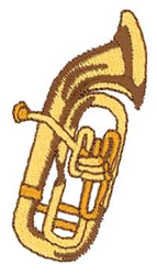 Baritone Embroidery Design | EmbroideryDesigns.com