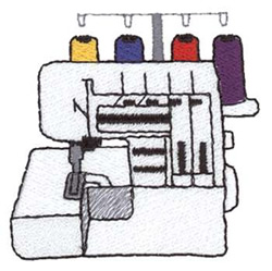 Serger Embroidery Design | EmbroideryDesigns.com