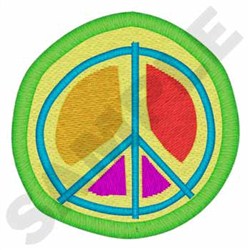 Peace Sign Embroidery Design | EmbroideryDesigns.com