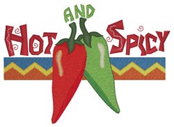 Hot & Spicy Embroidery Design | EmbroideryDesigns.com