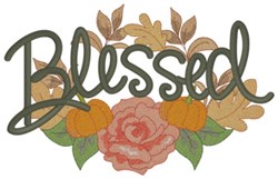 Blessed Embroidery Design | EmbroideryDesigns.com