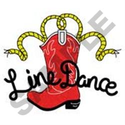 Line Dance Embroidery Design | EmbroideryDesigns.com