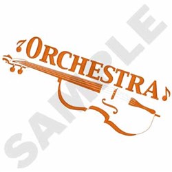 Orchestra Cello Embroidery Design | EmbroideryDesigns.com