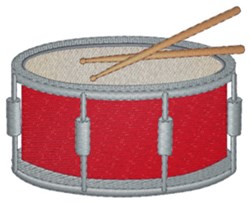 Snare Drum Embroidery Design | EmbroideryDesigns.com