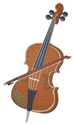 Cello Embroidery Design | EmbroideryDesigns.com