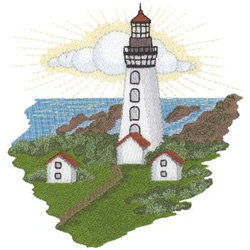 Destruction Island Embroidery Design | EmbroideryDesigns.com