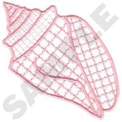 Seashell Lace Embroidery Design | EmbroideryDesigns.com