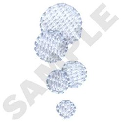 5 Bubbles Embroidery Design | EmbroideryDesigns.com