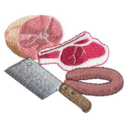 Butcher Embroidery Design | EmbroideryDesigns.com