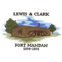 Fort Mandan Embroidery Design | EmbroideryDesigns.com