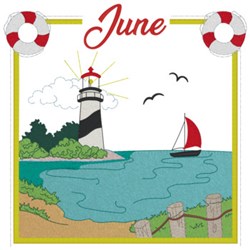 June Embroidery Design | EmbroideryDesigns.com