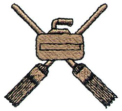 Curling Embroidery Design | EmbroideryDesigns.com