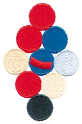 Pool Balls Embroidery Design | EmbroideryDesigns.com