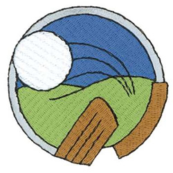 Golf Logo Embroidery Design | EmbroideryDesigns.com