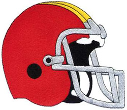 Large Helmet Embroidery Design | EmbroideryDesigns.com