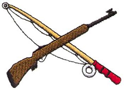 Hunting & Fishing Embroidery Design | EmbroideryDesigns.com