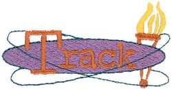 Track Embroidery Design | EmbroideryDesigns.com