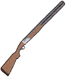 Shotgun Embroidery Design | EmbroideryDesigns.com