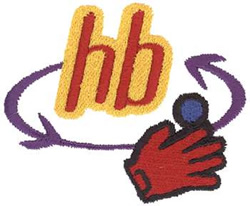 Handball Embroidery Design | EmbroideryDesigns.com