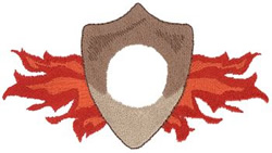 Shield Name Drop Embroidery Design | EmbroideryDesigns.com