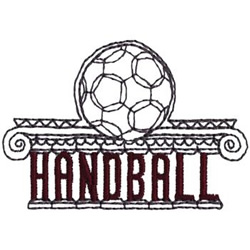 Olympic Handball Embroidery Design | EmbroideryDesigns.com