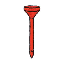 Golf Tee Embroidery Design | EmbroideryDesigns.com