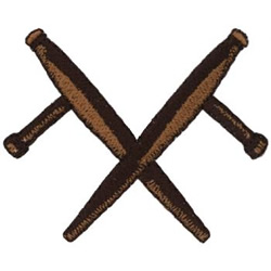 Tonfas Embroidery Design | EmbroideryDesigns.com