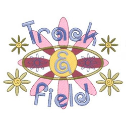 Track & Field Embroidery Design | EmbroideryDesigns.com