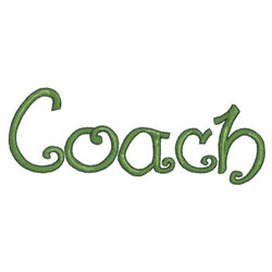Coach Embroidery Design | EmbroideryDesigns.com
