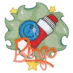 Bingo Embroidery Design | EmbroideryDesigns.com