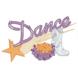 Dance Embroidery Design | EmbroideryDesigns.com