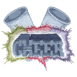 Cheer Embroidery Design | EmbroideryDesigns.com