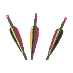 Arrow Pocket Topper Embroidery Design | EmbroideryDesigns.com
