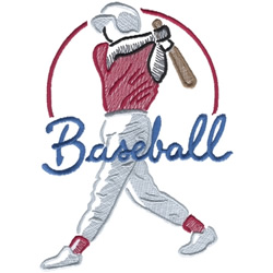 Baseball Embroidery Design | EmbroideryDesigns.com