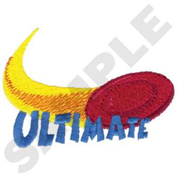 Ultimate Disc Embroidery Design | EmbroideryDesigns.com