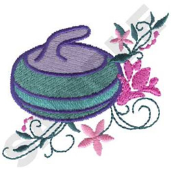 Curling Embroidery Design | EmbroideryDesigns.com
