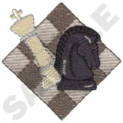 Chess Embroidery Design | EmbroideryDesigns.com