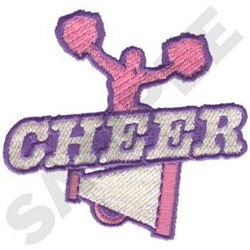 Cheer Embroidery Design | EmbroideryDesigns.com