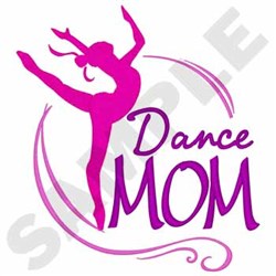 Dance Mom Embroidery Design | EmbroideryDesigns.com