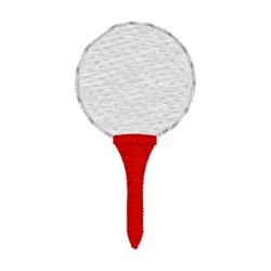 Golf Tee Embroidery Design | EmbroideryDesigns.com