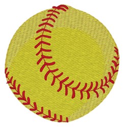 Softball Embroidery Design | EmbroideryDesigns.com