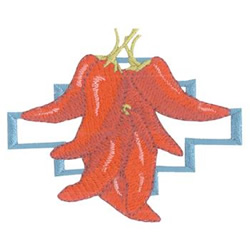 Chili Peppers Embroidery Design | EmbroideryDesigns.com