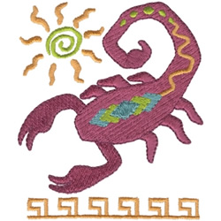 Scorpion Embroidery Design | EmbroideryDesigns.com