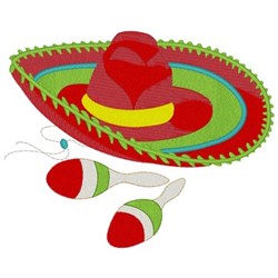 Mexican Fiesta Embroidery Design | EmbroideryDesigns.com