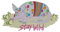 Stay Wild Embroidery Design | EmbroideryDesigns.com