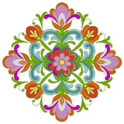 Rosemaling Pattern Embroidery Design | EmbroideryDesigns.com