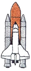 Space Shuttle Embroidery Design | EmbroideryDesigns.com