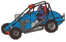 Sprint Car Embroidery Design | EmbroideryDesigns.com