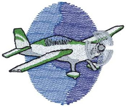 Aerobatic Plane Embroidery Design | EmbroideryDesigns.com