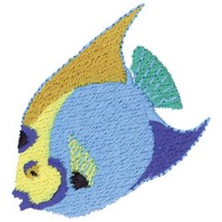 Angel Fish Embroidery Design | EmbroideryDesigns.com
